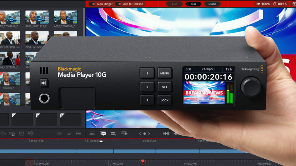 ブラックマジックデザイン、「Blackmagic Media Player 10G」発表。新Thunderboltキャプチャー＆再生 ...
