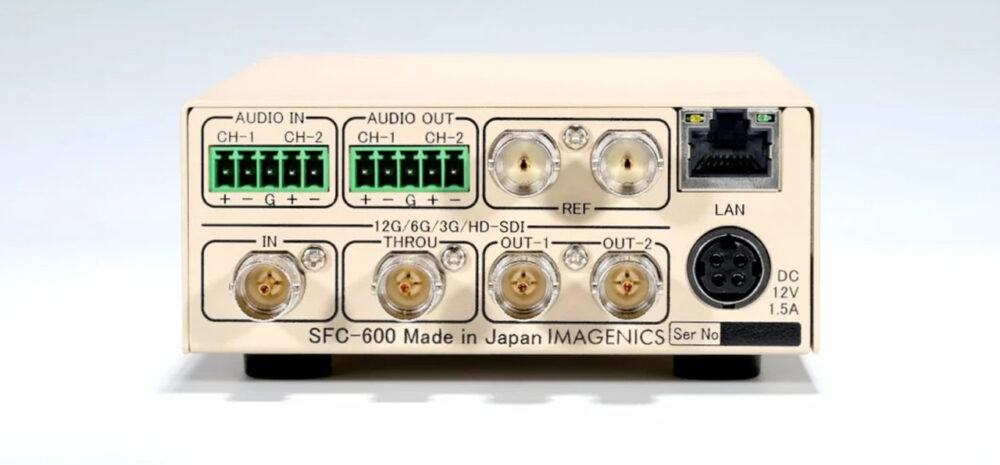 イメージニクス、フォーマットコンバーター「SFC-600」発売。12G-SDIまでのSDI信号を相互変換 - PRONEWS : 動画制作の ...